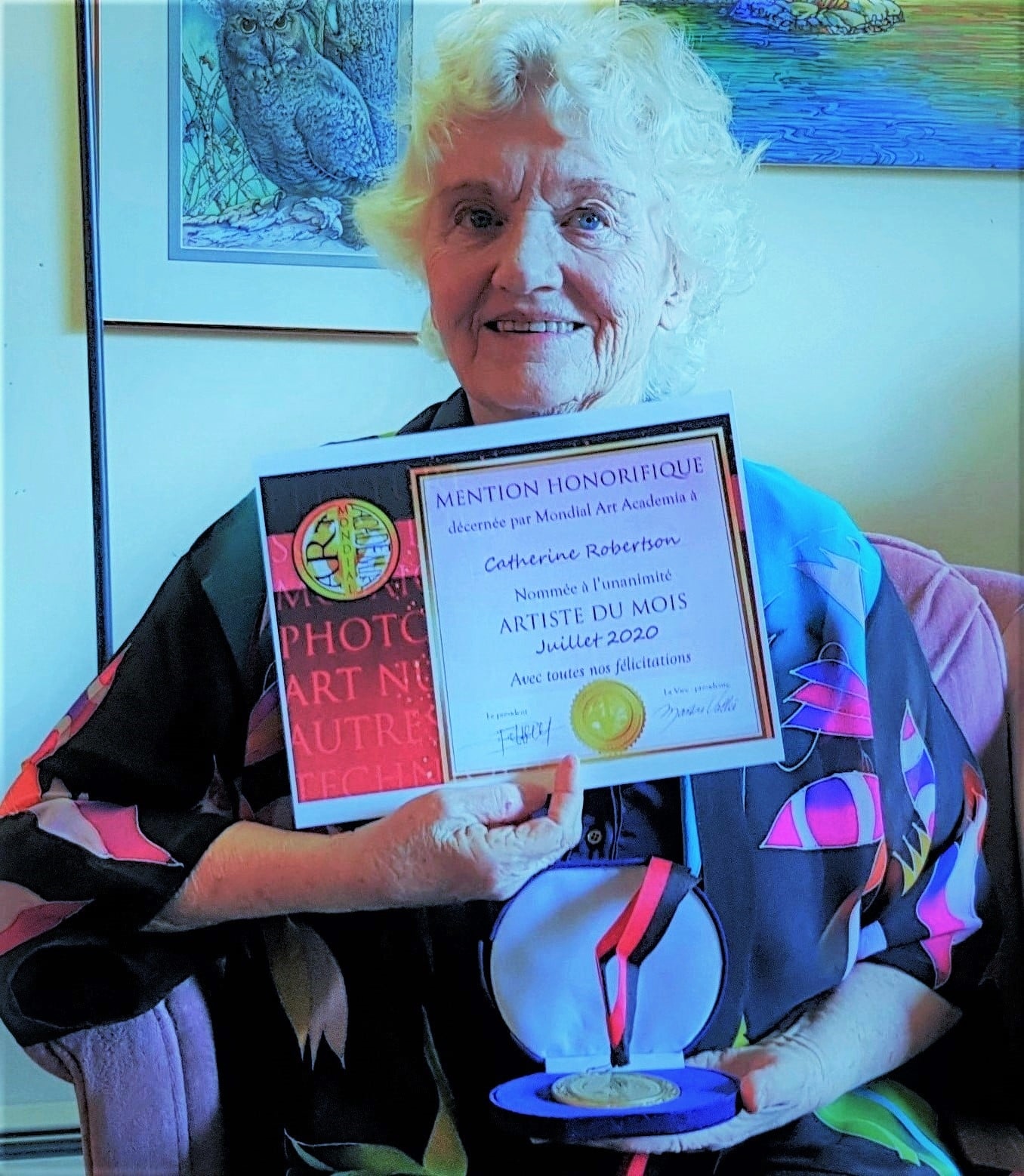 Artistes du mois de l'année 2020 - Mondial Art Academia