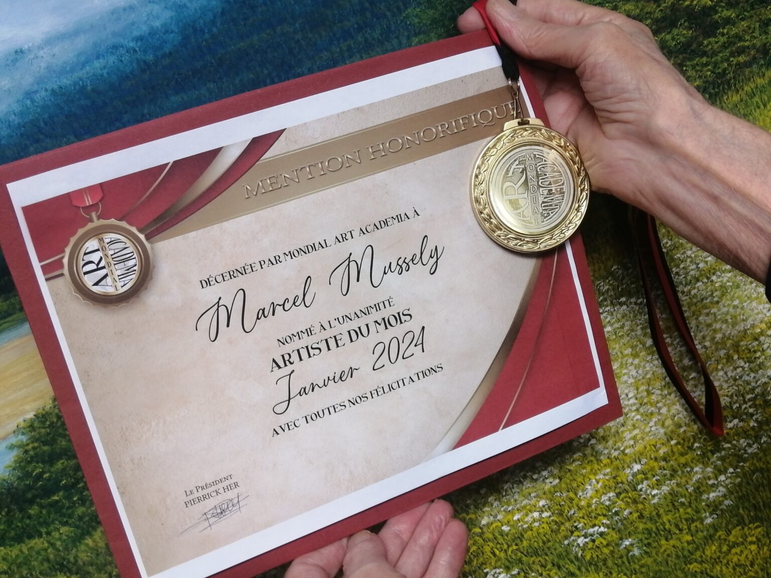 Artistes du mois de l'année 2024 - Mondial Art Academia